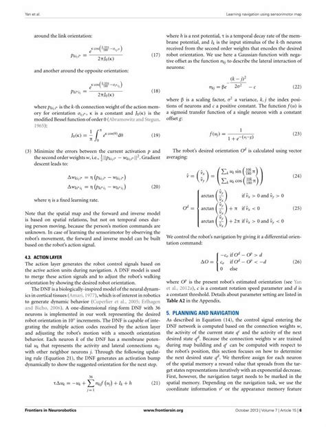 pdf learning indoor robot navigation using visual and sensorimotor