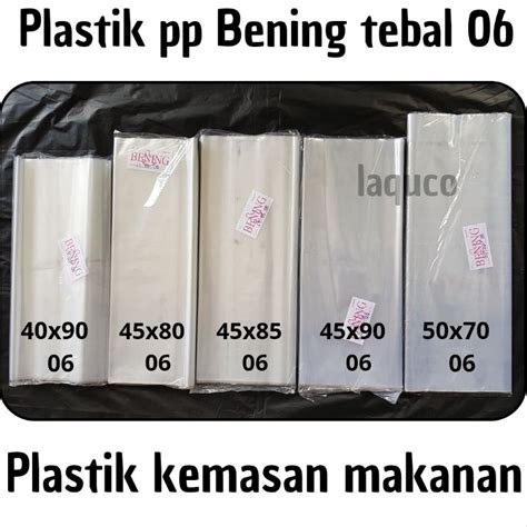 พลาสติก Pp ใสหนา 06 ขนาด 25x35 25x40 26x40 28x45 30x45 30x50 30x60 30x80 40x60 45x90 50x90