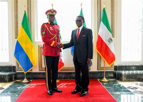 Gabon Oligui Nguema en Guinée équatoriale pour sa première visite à l