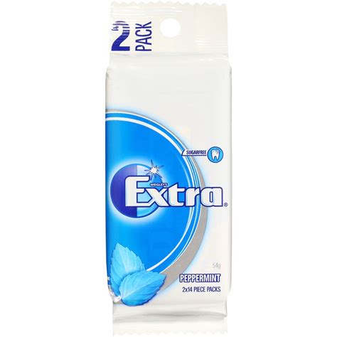Wrigley S Extra Sugarfree Gum Peppermint X Pce G Woolworths