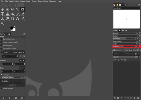 Complete Guide GIMP Brush Spacing