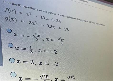 Answered Find The C Coordinate Of The Points Of Intersection Of The