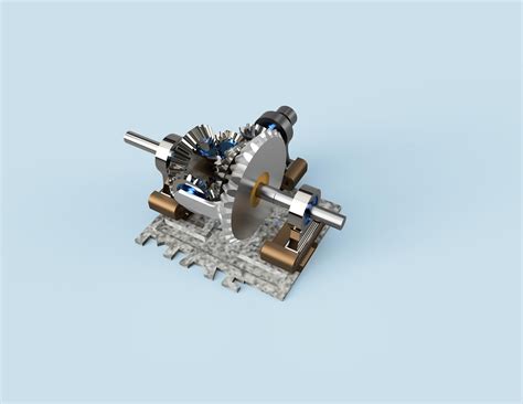 Stl File Car Differential Layout・3d Printable Model To Download・cults