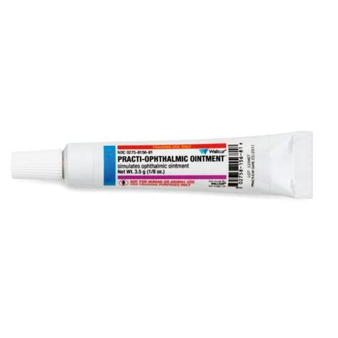 Practi Ophthalmic Ointment 35g 1 Tube 1025018 Wallcur 1204et