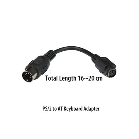 Ps2 To At Or At To Ps2 Mini Din 6 Pin 6p Female Din 5p Male Cable