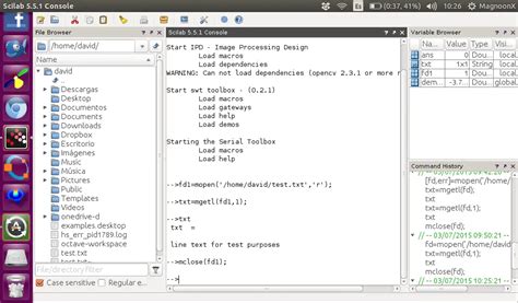 How To Handle Files With Scilab On Ubuntu 15 04