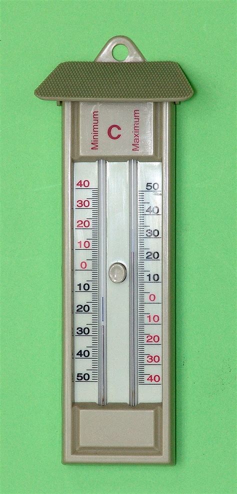 Name The Thermometer Used To Measure Maximum And Minimum Temperature Of
