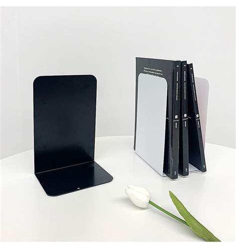 철제 L자형 북앤드 2개 세트 북스탠드 도서관책꽂이 북엔드 티몬