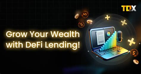 Earn From Defi Lending Tdx