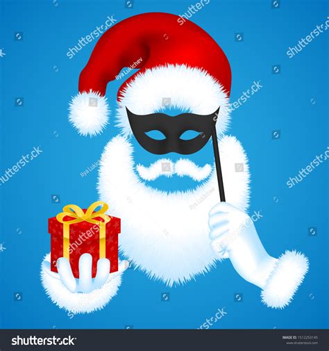 Secret Santa Claussecret Tstemplate Banner Vector Stock Vector