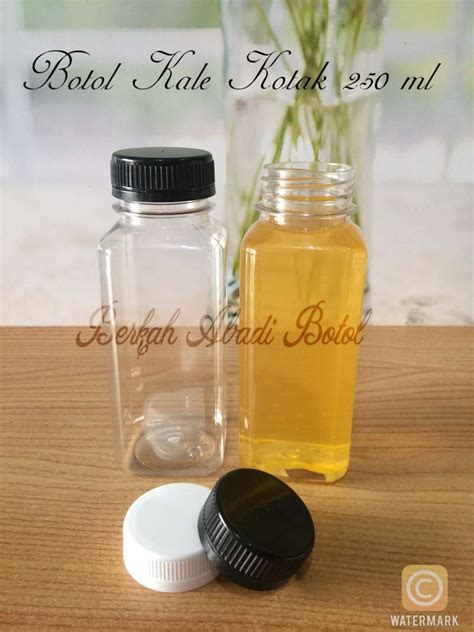 Promo Botol Plastik Kale Kotak 250 Ml Botol Kale Tebal Botol Plastik