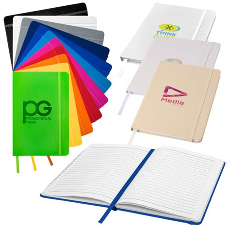 Promotional A5 Notepads Spectrum Spectrum Soft Pu And Mole Branded