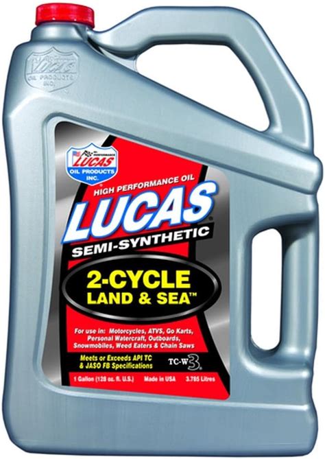 Amazon Lucas Oil Semi Synthetic Cycle Motor Oil Gallon Everything Else