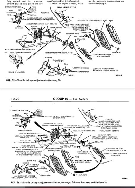 68 200 Throttle Linkage Vintage Mustang Forums
