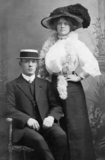 Edwardian Couple Foto
