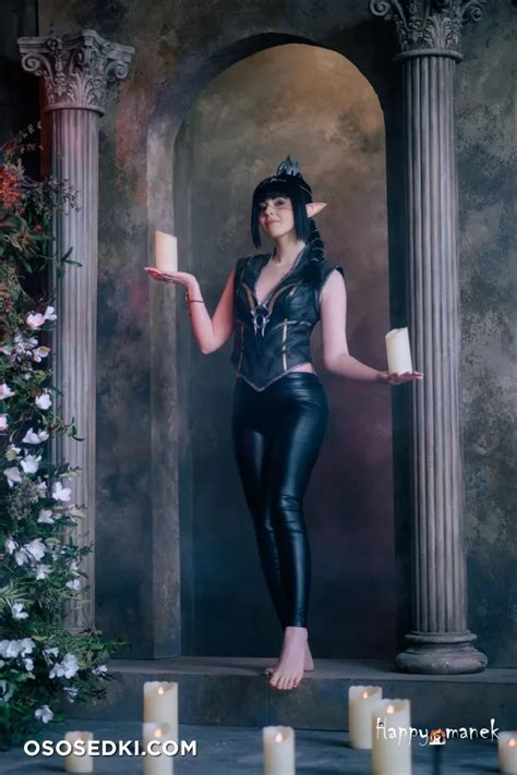 モデル Happy Manek Happymanek、shadowheart のコスプレ、baldurs Gate 由来