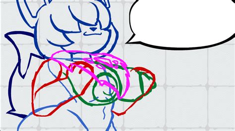 Rule 34 Animated Animated Dialogue Puffylover69 Sketch Squished Breasts Squishing Tail 9654676