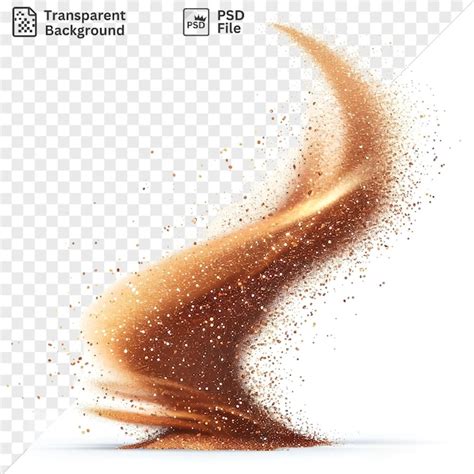 Premium Psd Unique Glittering Sand Spray Vector Symbol Desert
