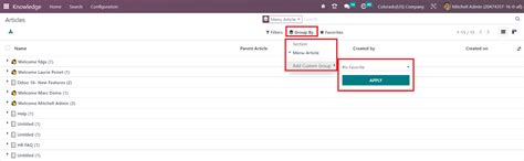 Odoo 16 Knowledge App Odoo 16 Enterprise Edition