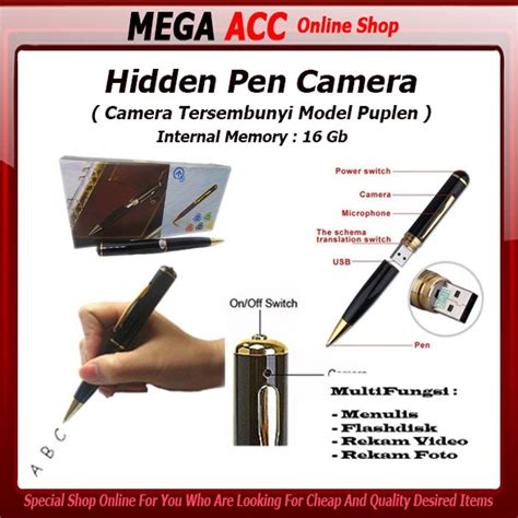 Jual Spy Camera Pen Hd Memory Internal 16 Gb Kamera Tersembunyi Model
