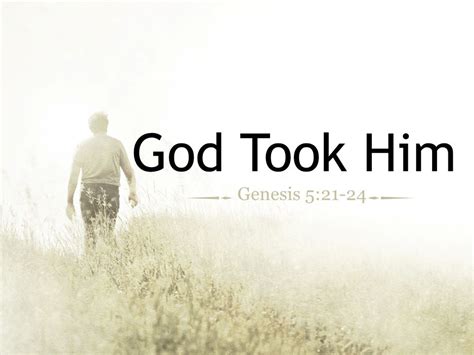 Enoch Walked With God