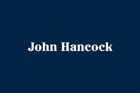 John Hancock Free Font 01 Fonts Shmonts
