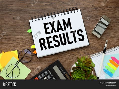 Exam Results Text On Image And Photo Free Trial Bigstock