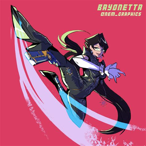 Bayonetta Bayonetta And 1 More Drawn By Nemgraphics Danbooru