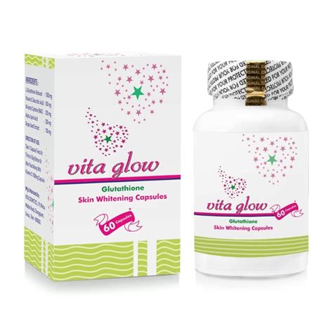 Vita Glow Glutathione Skin Whitening Capsules Glutacart