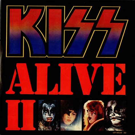 Kiss Alive Ii Tattoos Japanese 2 Lp Vinyl Set —