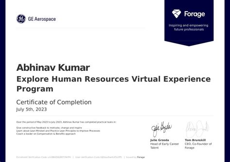 Abhinav Kumar On Linkedin Virtualinternship Hrprofessional