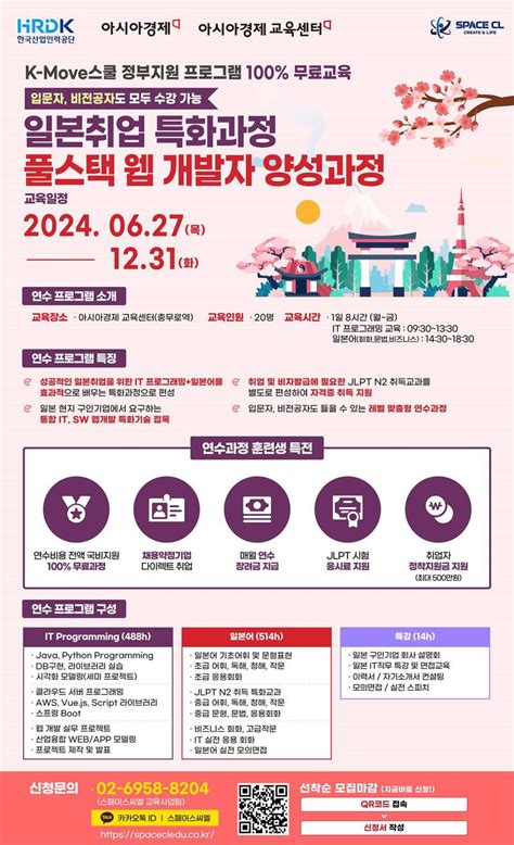 K Move 스쿨 일본취업 클라우드 풀스택 웹 개발자 양성과정 요즘것들