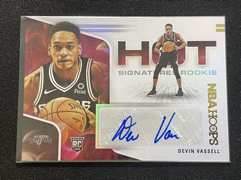 Yahooオークション Devin Vassell Rc Nba Hoops Hot Signatures Roo