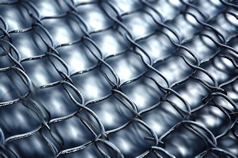 Premium Photo A Detailed View Of A Chain Link Fence Can Be Used To Represent Security