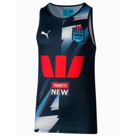 Nsw 2023 Blues Training Singlet Team Rhapsody