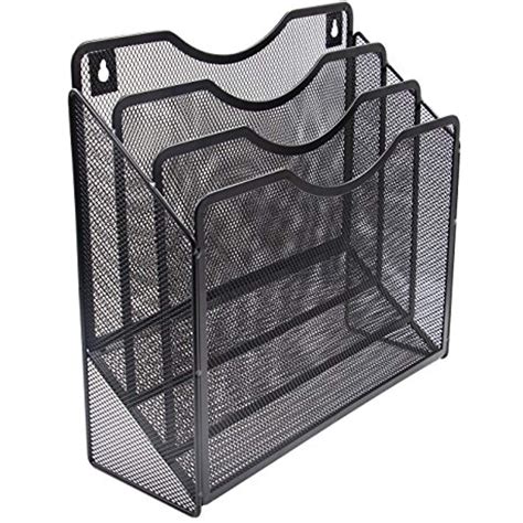 Easypag Mesh Desk File Organizer Office Supplies 2 Upright Desktop