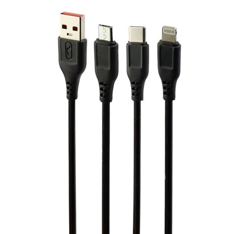 قیمت و خرید کابل تبدیل Usb به لایتنینگ Microusb Usb C اسکای دلفین مدل