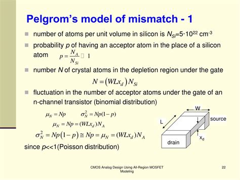 Ppt Cmos Analog Design Using All Region Mosfet Modeling Powerpoint