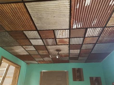 10 Pieces Of Antique Drop Ceiling Tiles Reclaimed From Metal Ceiling