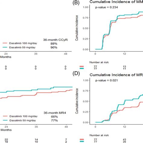 Cumulative Incidence Of Response In Cml Patients Treated With
