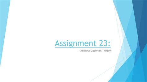Assignment 23 Ppt