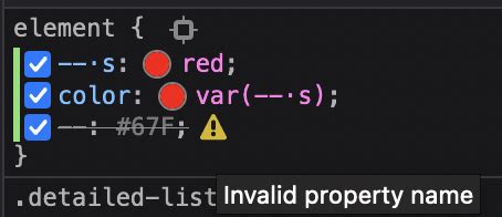 Strict Parser Should Throw Error Or Safe Parser Should Reject The Declaration If Css Variables