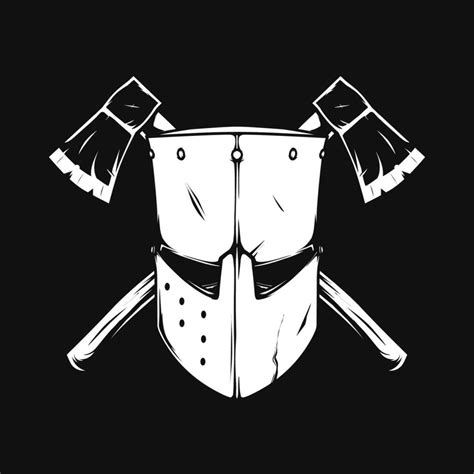 Medieval Axe Man Soldier Vector Illustration 31708231 Vector Art At