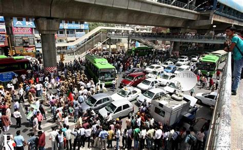 Images Bharat Bandh Brings Delhi To A Standstill Photos News Firstpost
