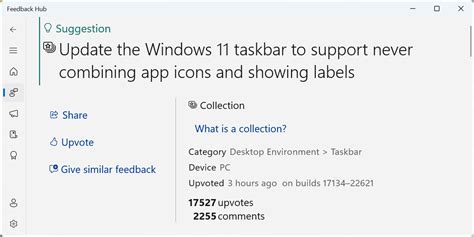 Windows 11s New ‘never Combine Icons Feature Is Almost Usable