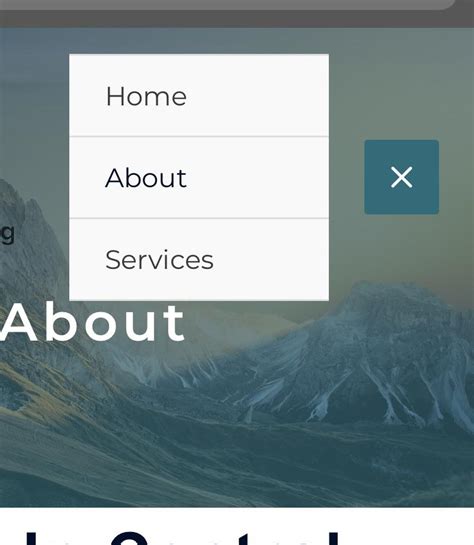 mobile menu non responsive options pop out how to fix this r