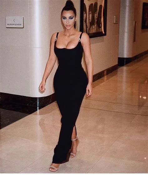 Maxi Dress Women Summer Celebrity Sexy Kim Kardashian Long Black