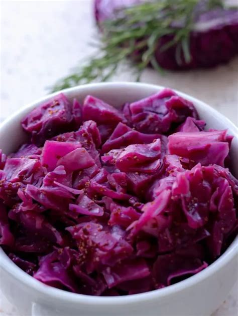 Simple Braised Red Cabbage Recipe 5 Ingredients One Pot Wellness