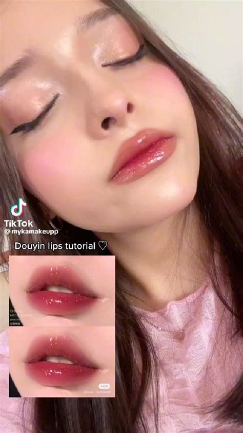 🍒douyin Lips Tutorial 🍒 Maquiagem Beleza Maquiagem Lip Gloss