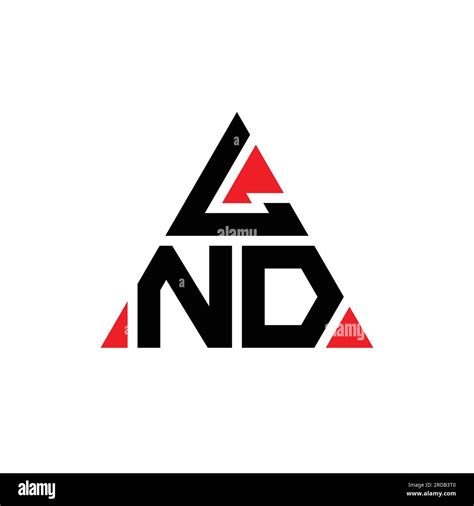 Lnd Triangle Letter Logo Design With Triangle Shape Lnd Triangle Logo Design Monogram Lnd